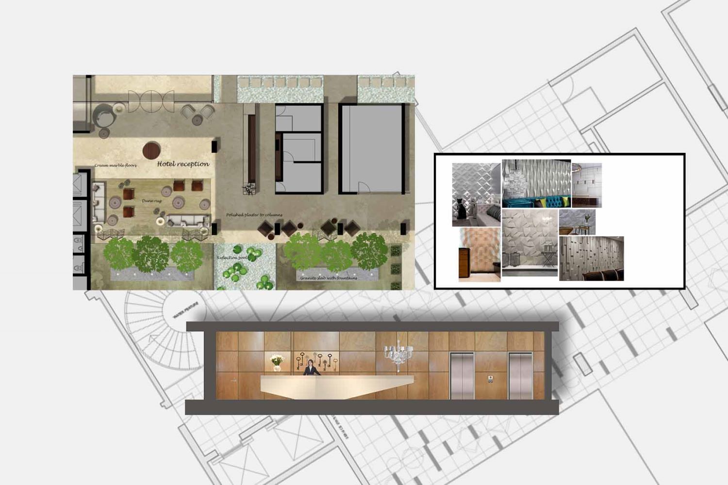 Boutique Hotel Lobby Floor Plan