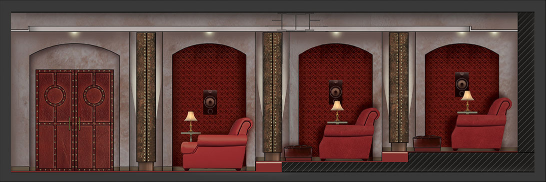 Modern Farmhouse Cinema - Interior Design Case Study I
