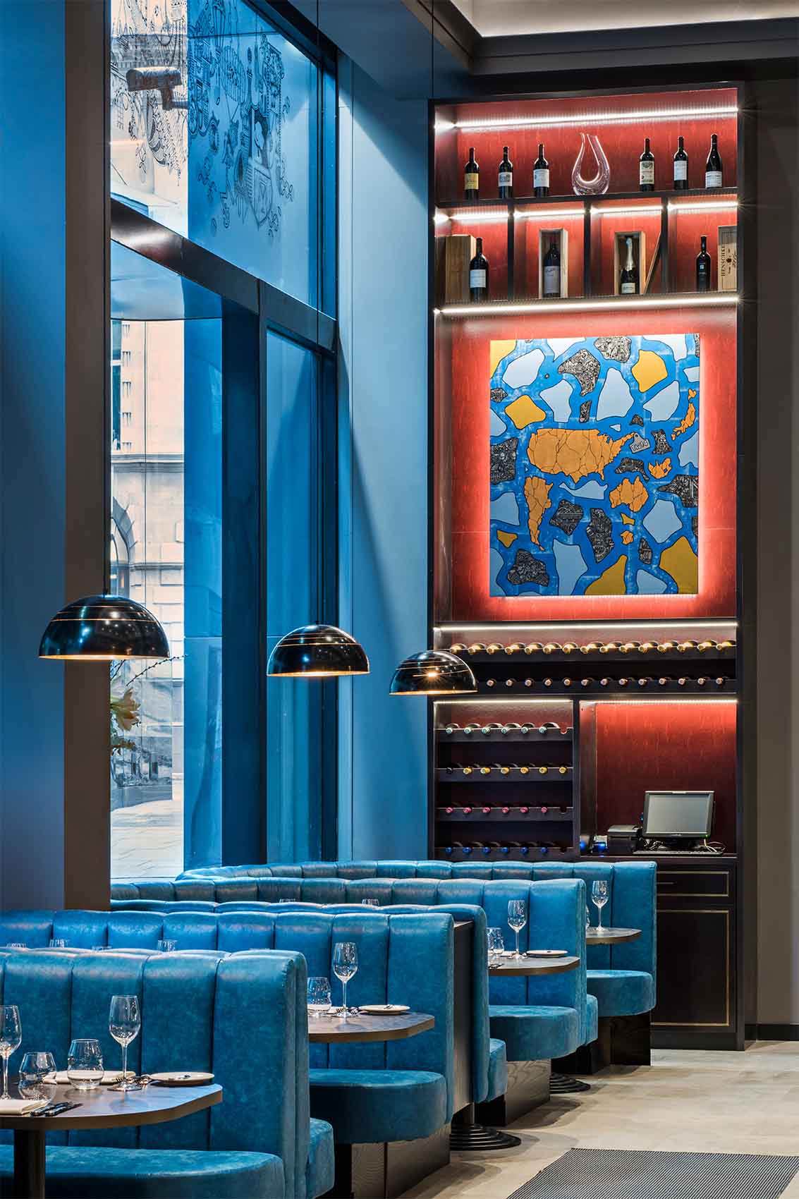 M Restaurant | Interior Restaurant Design | Interior Design Scheme