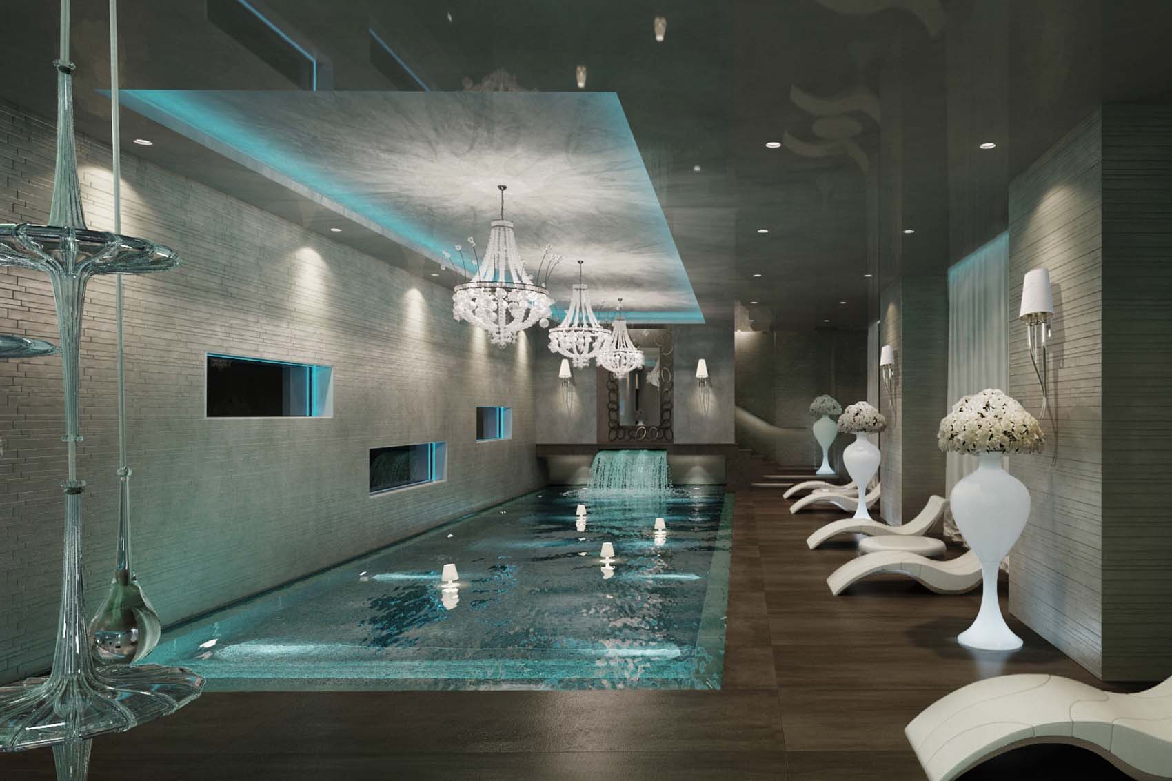 Luxury Indoor Swimming Pools | High End Pool Design Schemes