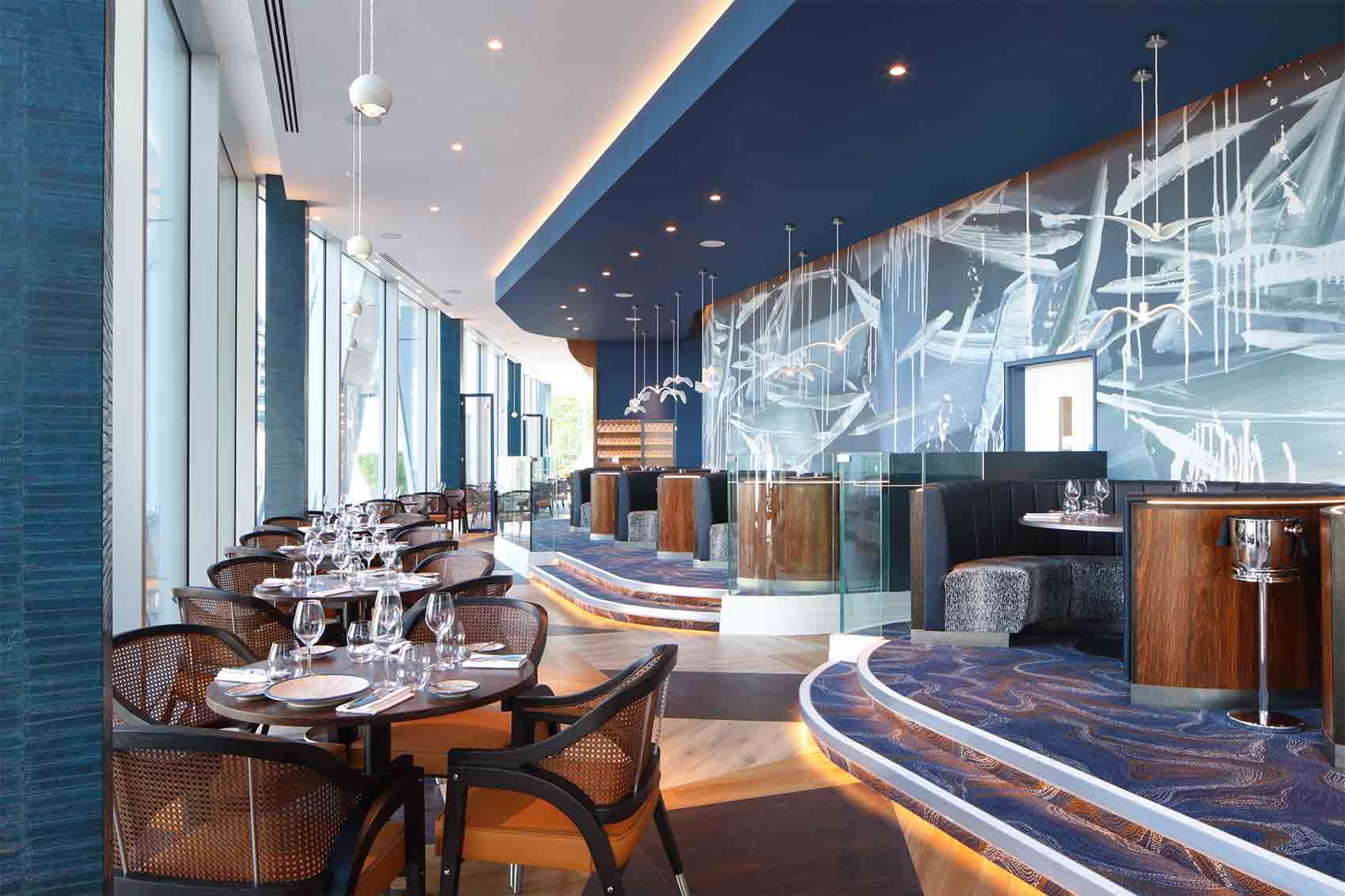 Canary Wharf Restaurant | Luxurious Restaurant Interior Design